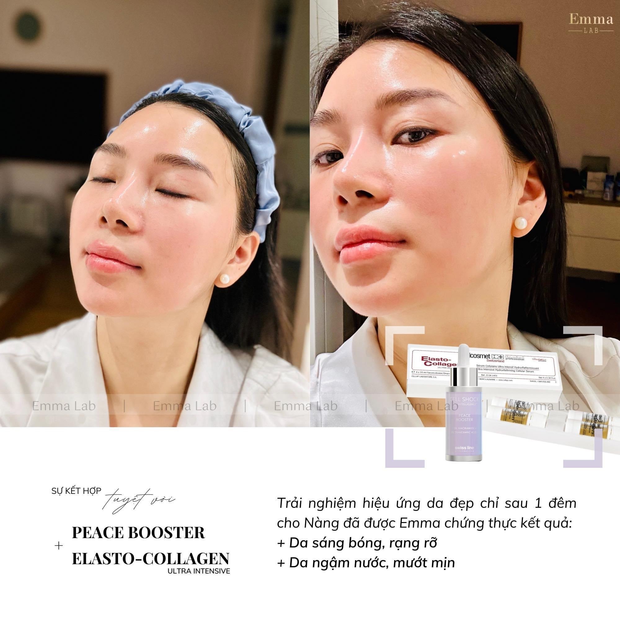 EMMA’S REVIEW: SỰ KẾT HỢP TUYỆT VỜI PEACE BOOSTER + ELASTO-COLLAGEN